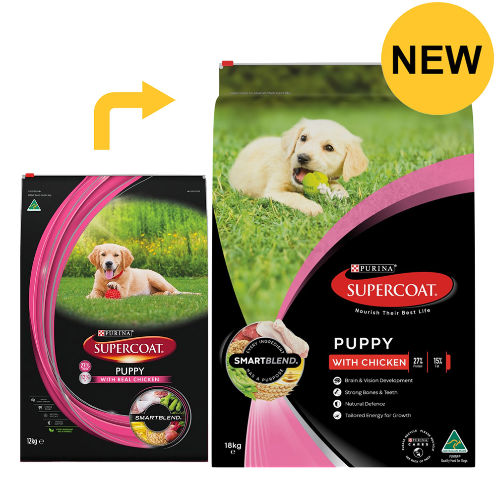Supercoat Puppy With Chicken Dry Dog Food